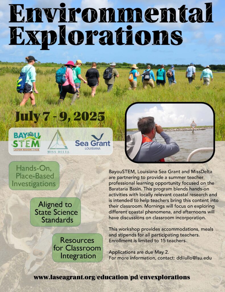 Environmental Explorations - Louisiana Sea Grant